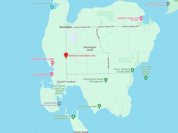 Nelsen's Hall Bitters Pub 10 map