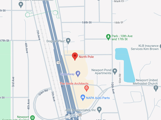 North Pole Restaurant 10 Map