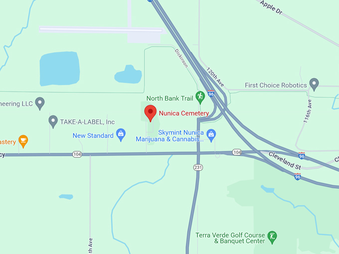 Nunica Cemetery 10 Map