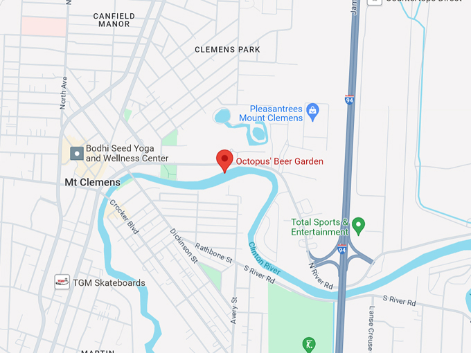 Octopus' Beer Garden 10 Map