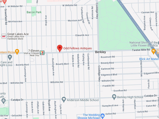 odd fellows antiques 10 map