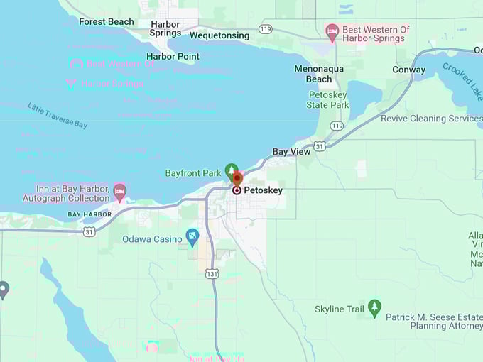 Petoskey 10 Map