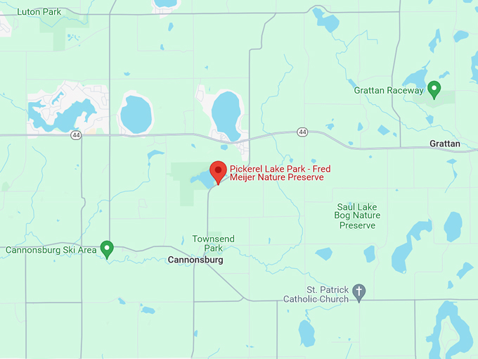 Pickerel Lake Park 10 Map