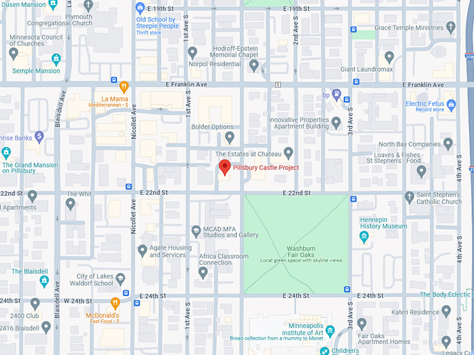 Pillsbury Castle Project 10 map