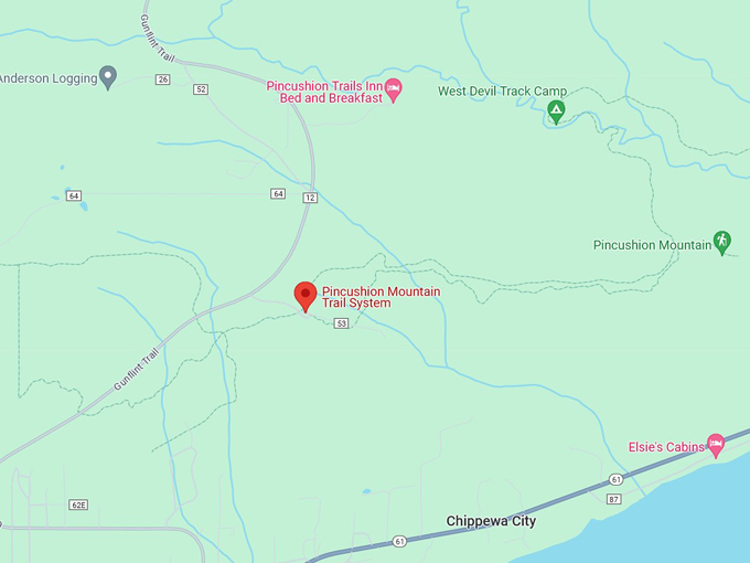 pincushion mountain loop to the pincushion mountain overlook 10 map