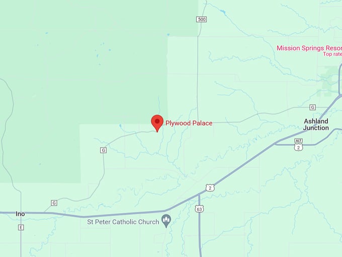 Plywood Palace 10 Map