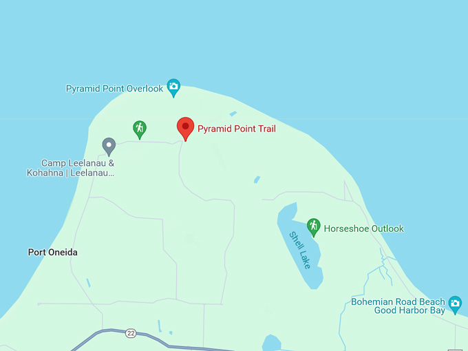 Pyramid Point 10 Map