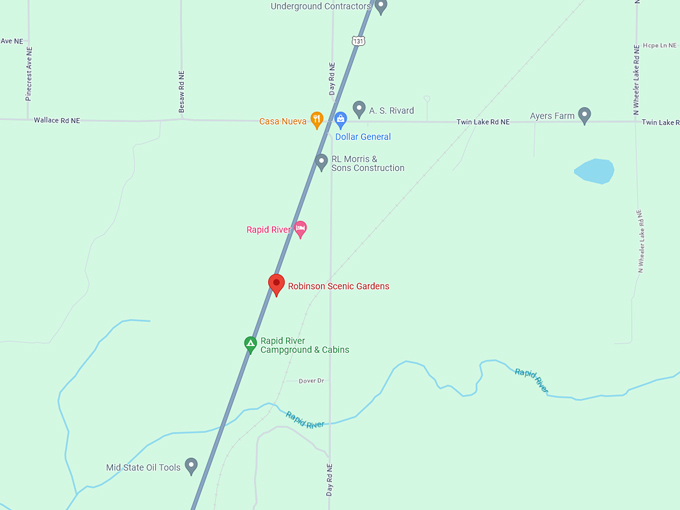 Robinson Scenic Gardens 10 map