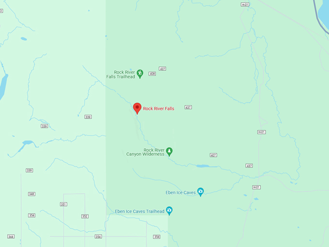 Rock River Falls 10 map