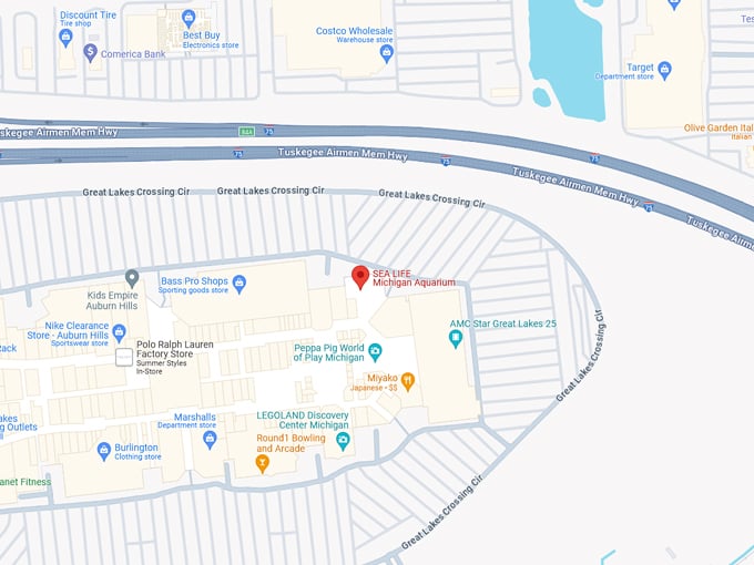 SEA LIFE Michigan Aquarium 10 map