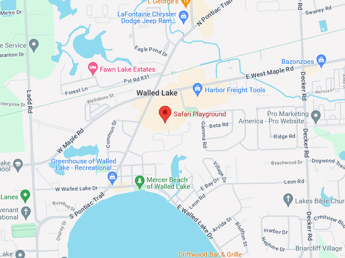 Safari Playground 10 Map