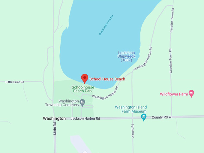 Schoolhouse Beach 10 Map