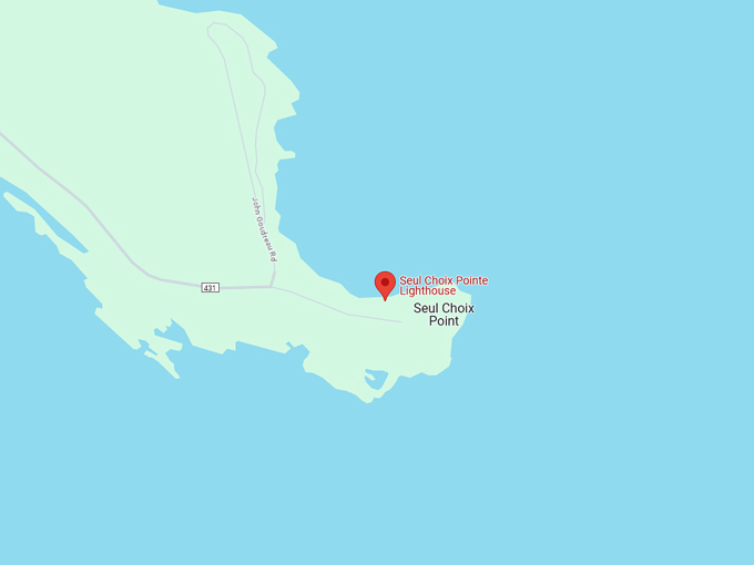 Seul Choix Pointe Lighthouse 10 map