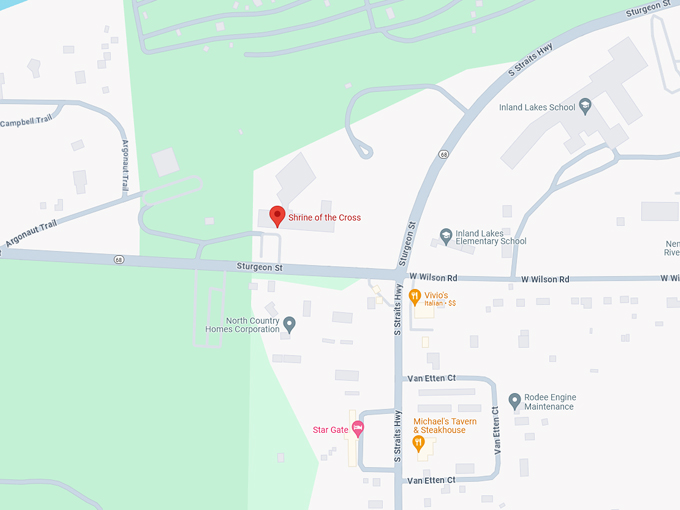 Shrine of the Cross 10 map