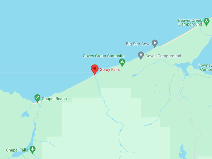 Spray Falls 10 Map