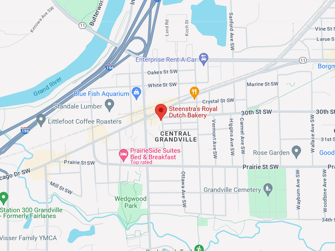 Steenstra's Royal Dutch Bakery 10 Map