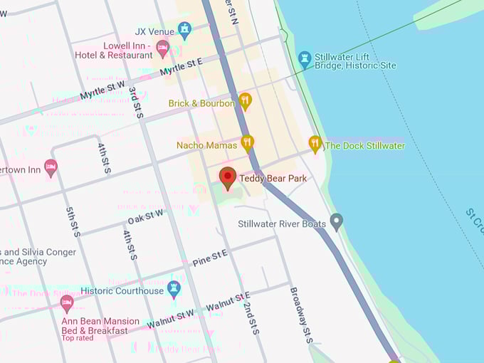 Teddy Bear Park 10 Map