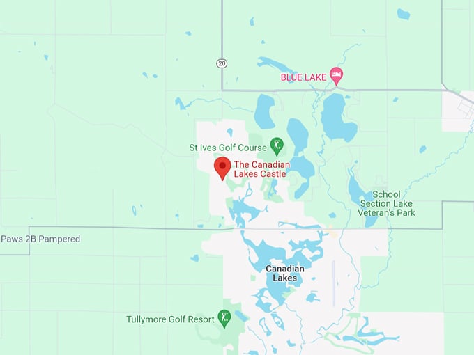 The Canadian Lakes Castle 10 Map