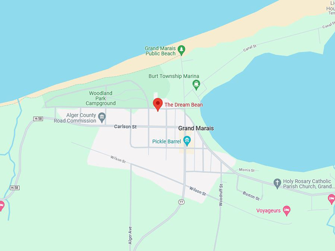 The Dream Bean 10 map