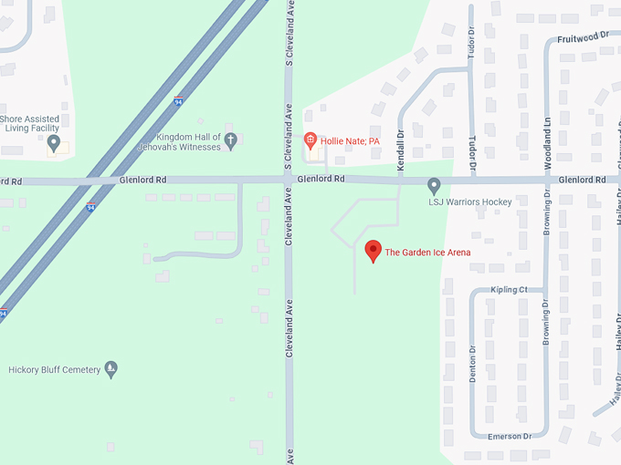 The Garden Ice Arena 10 map