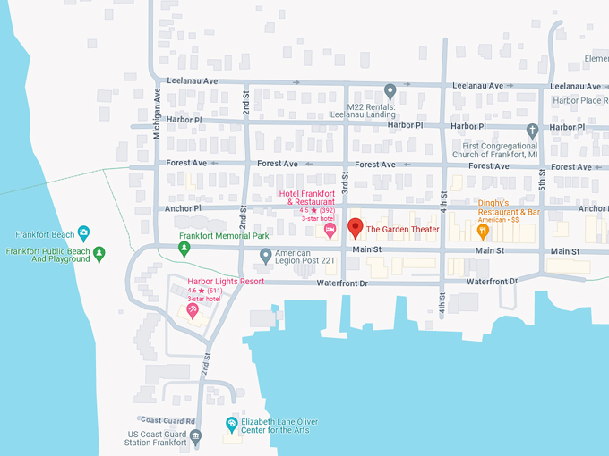 The Garden Theater10 map