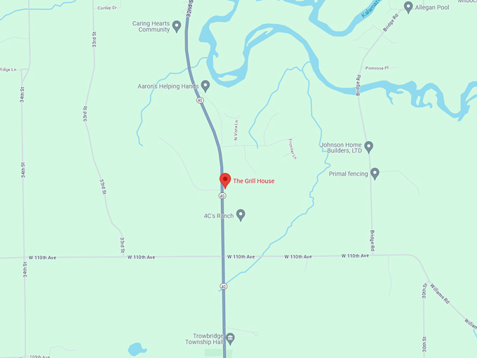 The Grill House 10 map