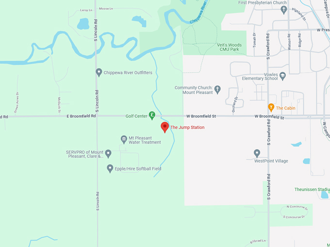 The Jump Station 10 map