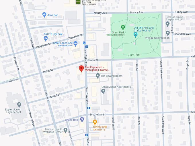 The Reptarium 10 map