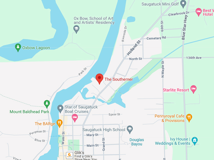 The Southerner 10 Map