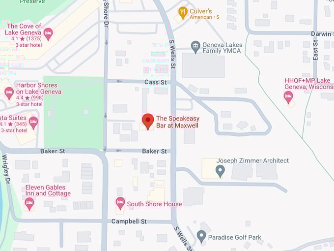 The Speakeasy Bar at Maxwell Mansion Hotel 10 Map