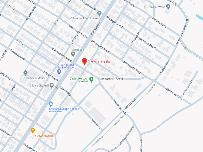 The Whistling Bird 10 map