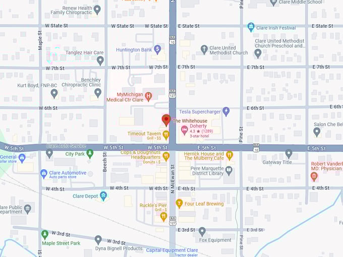The Whitehouse Restaurant 10 map