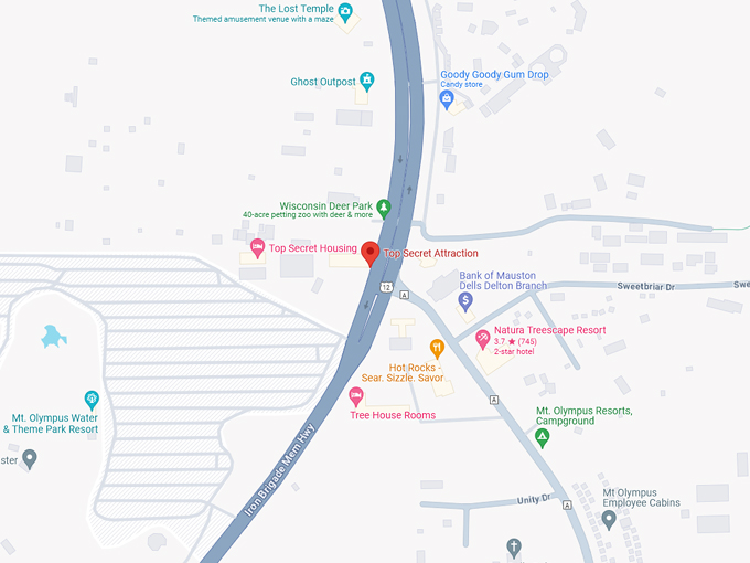 Top Secret Attraction White House 10 map