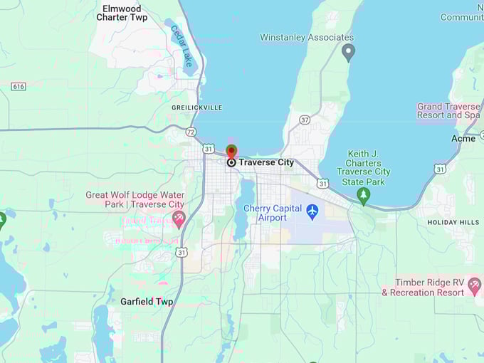 Traverse City 10 Map
