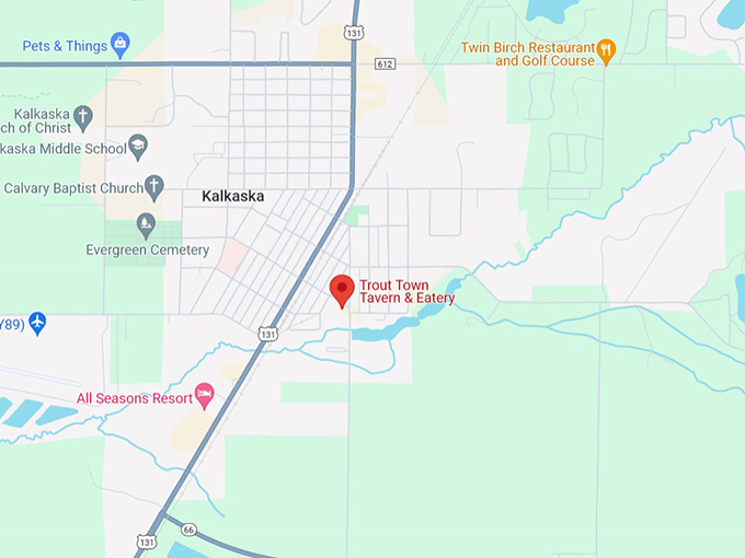 Trout Town Tavern & Eatery 10 Map