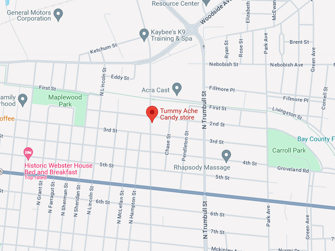 Tummy Ache Candy Store 10 Map