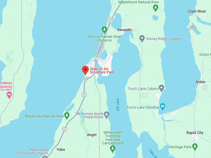 walk of art sculpture park 10 map