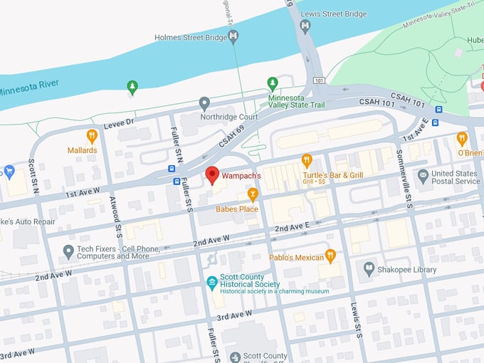 wampachs restaurant 10 map