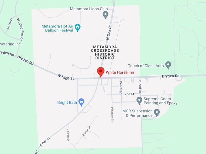 White Horse Inn 10 Map