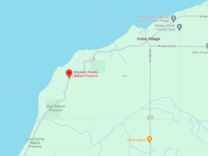 Woollam Family Nature Preserve10 map