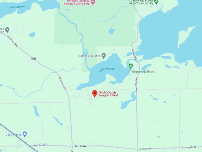 Wright County Swappers Meet 10 map