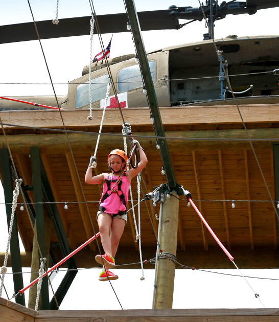 exhilarating ropes course wisconsin ftr