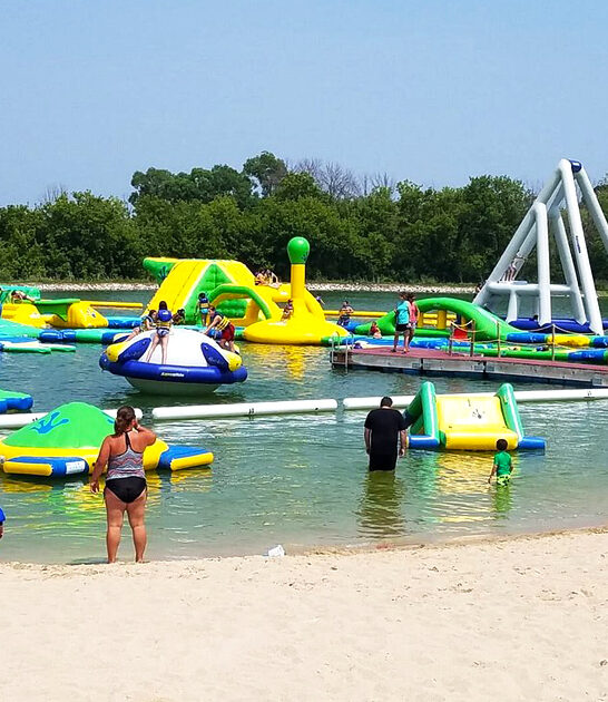 floating waterpark wisconsin FTR