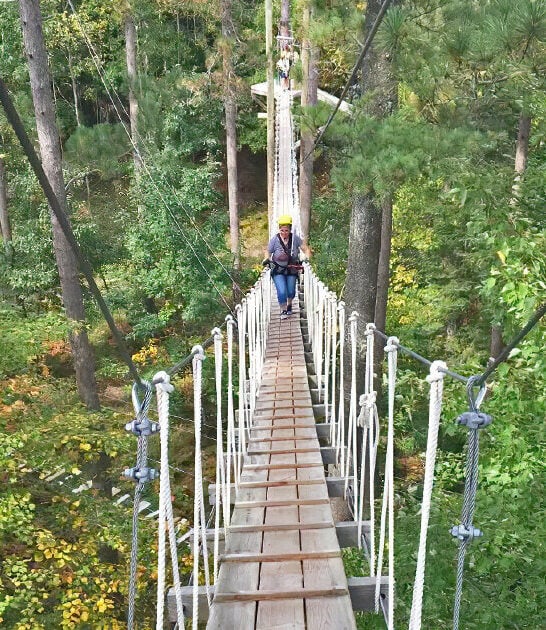 fun treetop adventure wisconsin ftr
