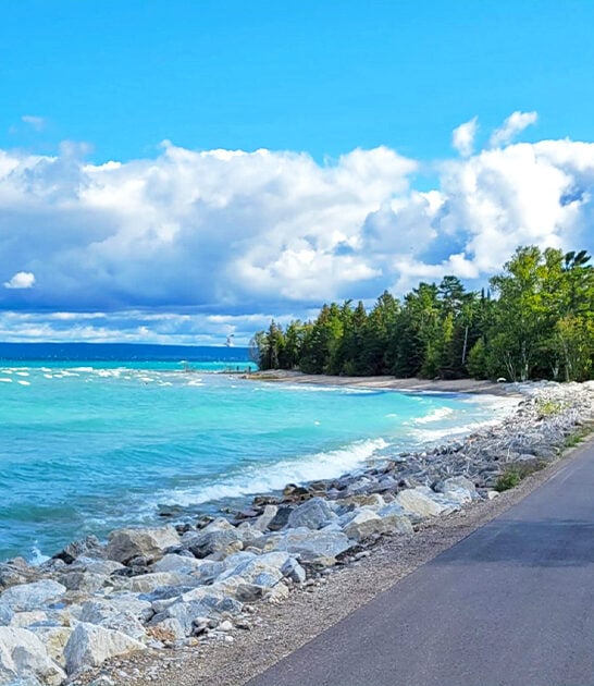 gorgeous bike pathway michigan ftr
