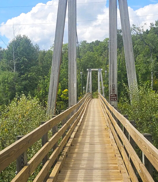 hidden waterfall hike michigan ftr