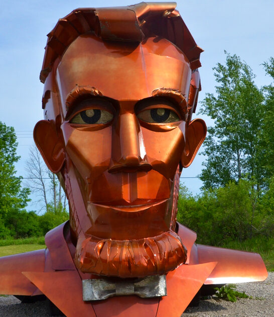 park iron sculptures michigan ftr