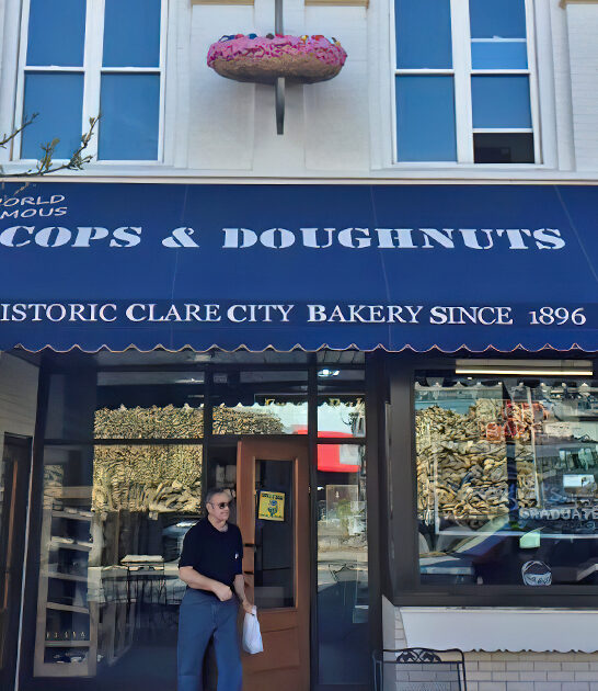police donut shop michigan ftr