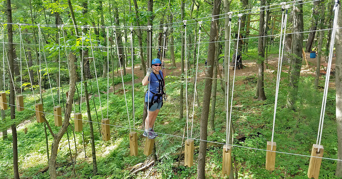 This Exhilarating Rope Course Adventure Will Take You Soaring Above The ...