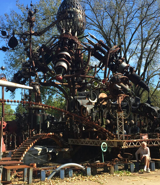 steampunk sculpture park wisconsin ftr